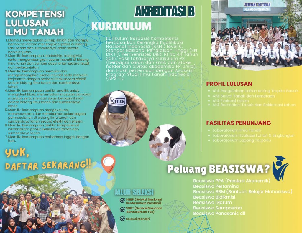 Leaflet Ilmu Tanah Fakultas Pertanian Universitas Lampung – Program ...